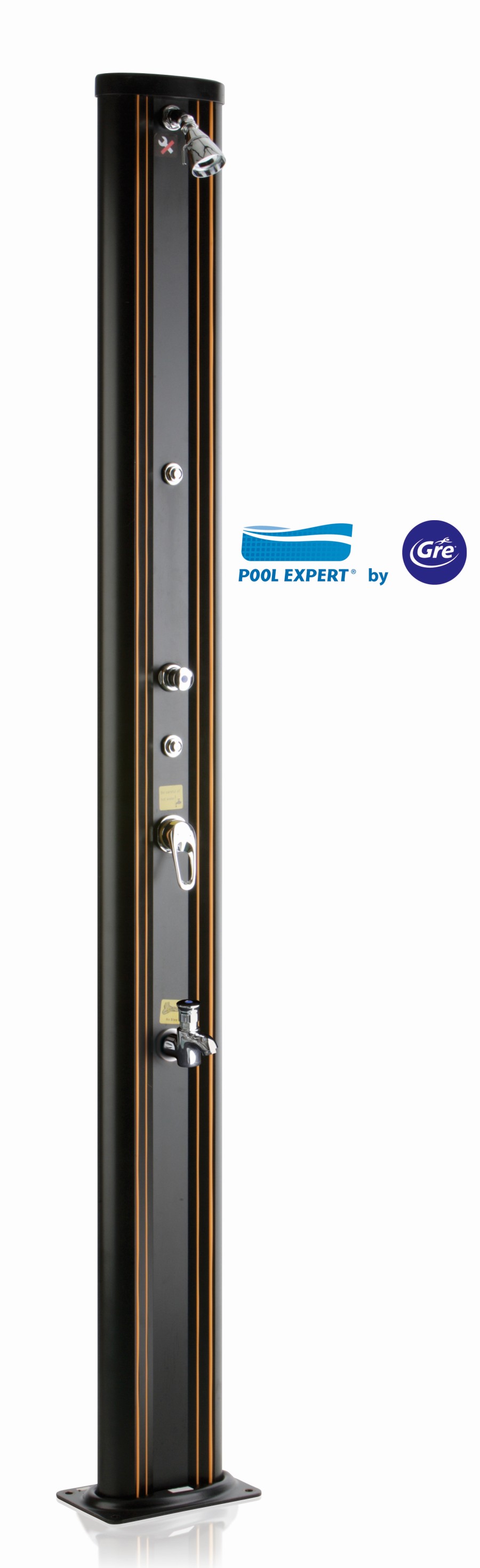 Duş solar Aluminiu 32L