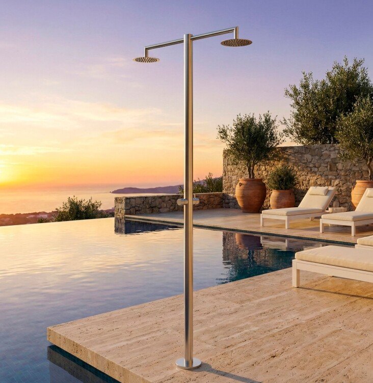 DOCCIA INOX ORTRO 2T
